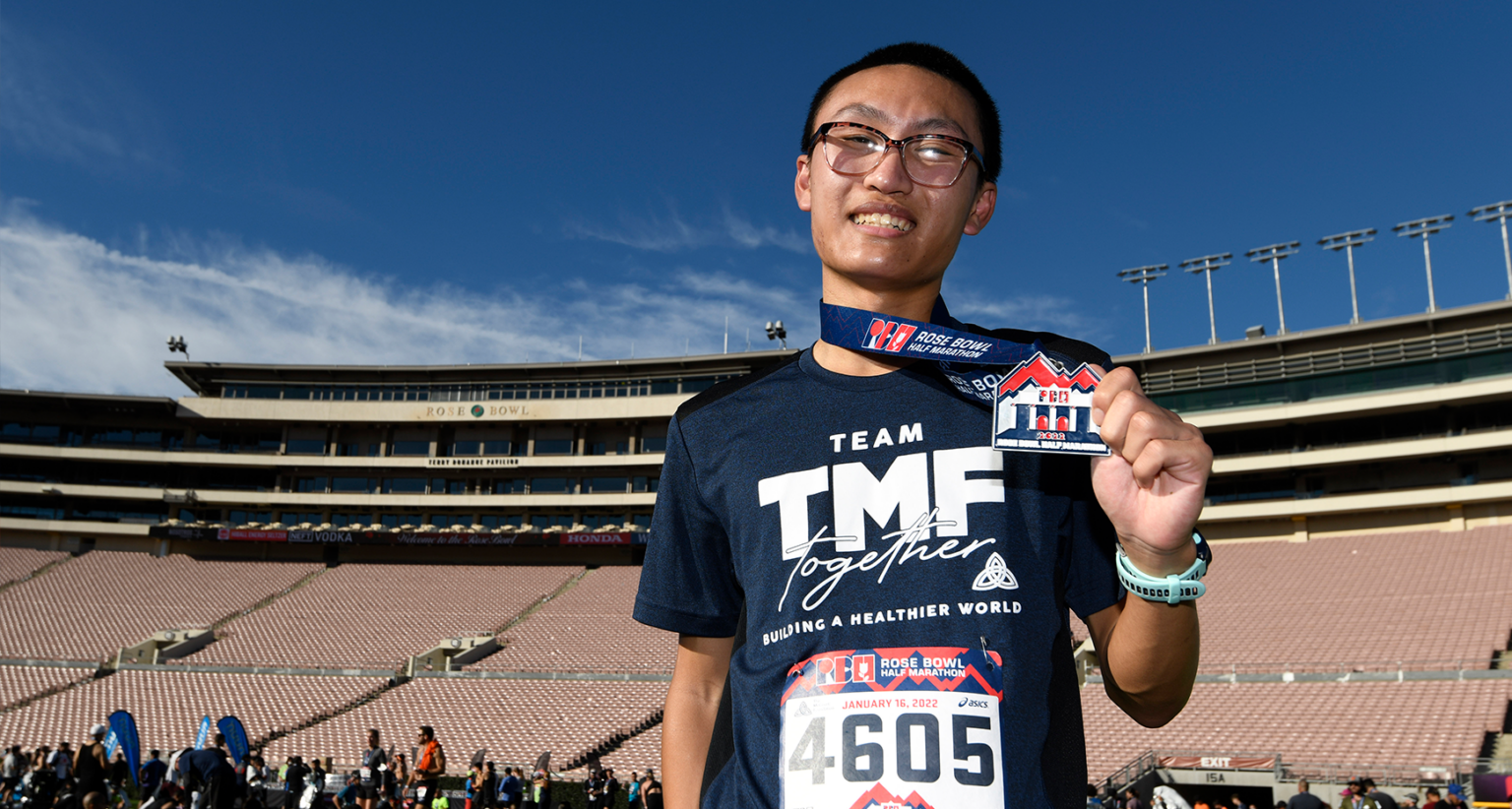 Join Team TMF at the Rose Bowl Half Marathon & 5K - The McCourt Foundation