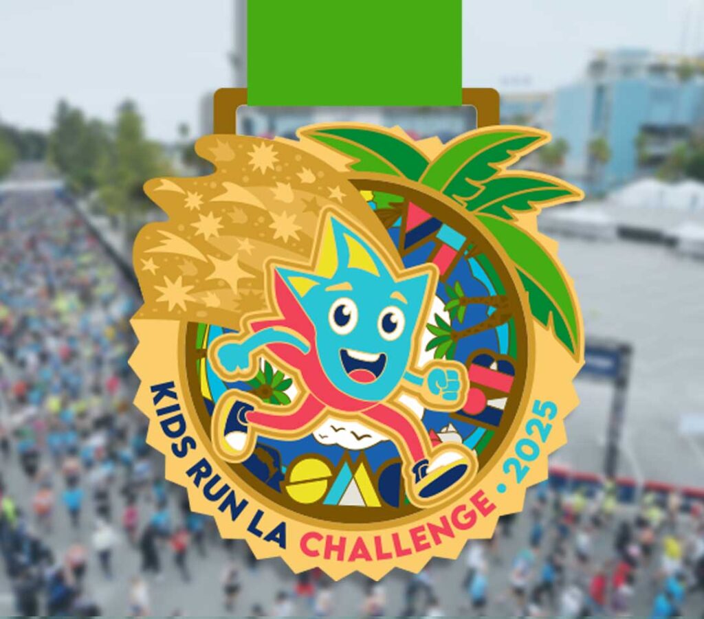 Kids Run LA Challenge Medal - The McCourt Foundation