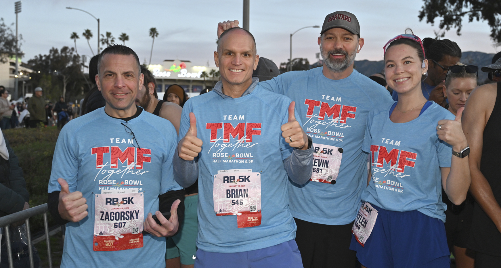 Join Team TMF at the Rose Bowl Half Marathon & 5K - The McCourt Foundation
